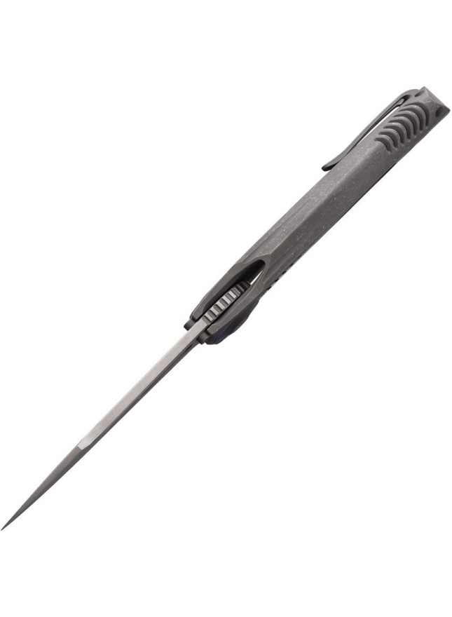 GTR M390 steel Integral Titanium handle Dark Beadblast Finish Framelock ...