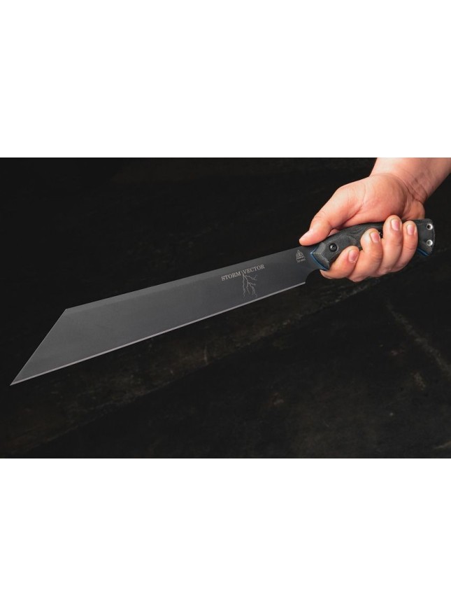 Storm Vector Machete 1095HC Carbon steel Sniper Grey Finish Black ...