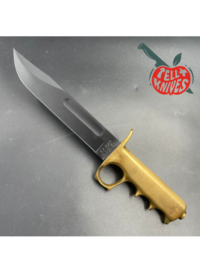 Trench Knife Custom USMC Kabar blade 1095HC steel Swiss Legal Fighting ...