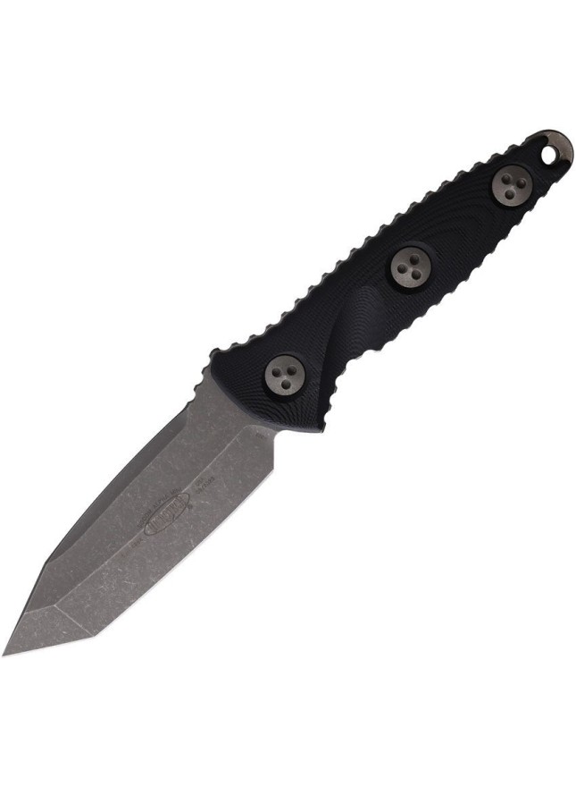 Socom Alpha Mini Tanto M390 steel Apocalytic Finish G10 handle kydex sheath