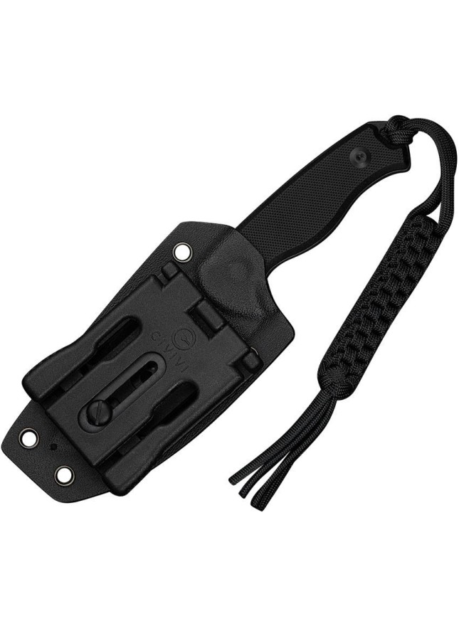 Timberbark Full Tang Fixed Blade 14C28N steel blackwash finish G10 ...