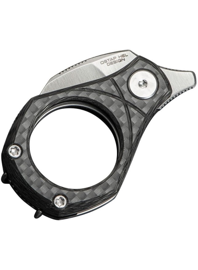 Pyrus Utility 14C28N steel Slip Joint Carbon Fiber Ostap Hel Design