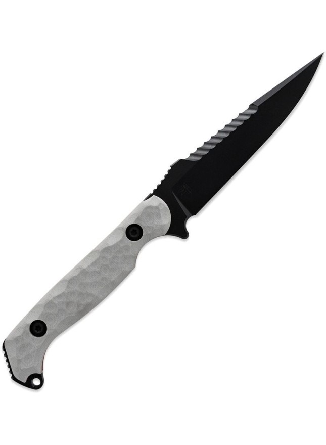 Darter S Fixed Blade S35VN steel Black Gun-Kote finish Light Grey G10 ...