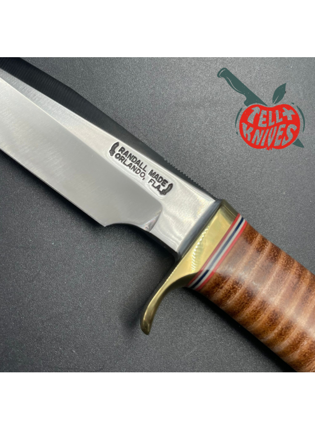 Model 5 - 5 Camp And Trail forged stainless steel stacked leather brass ...
