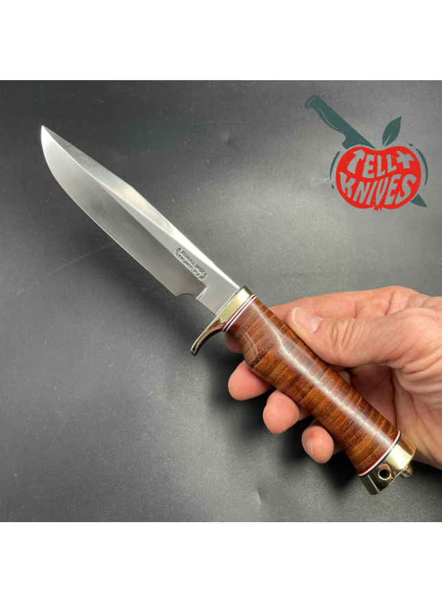 Model 5 - 6 Camp And Trail forged carbon steel stacked leather brass ...