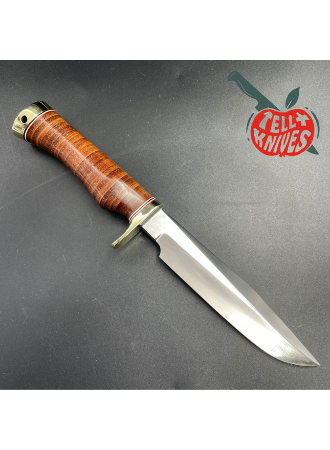 Model 5 - 6 Camp And Trail forged carbon steel stacked leather brass ...