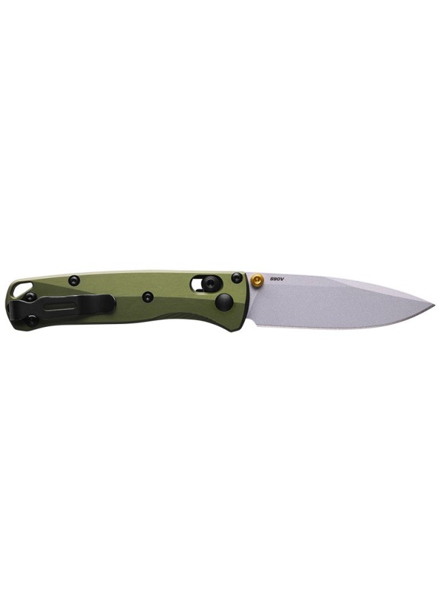 Mini Bugout S90V Premium Steel stonewash finish green aluminium handle ...