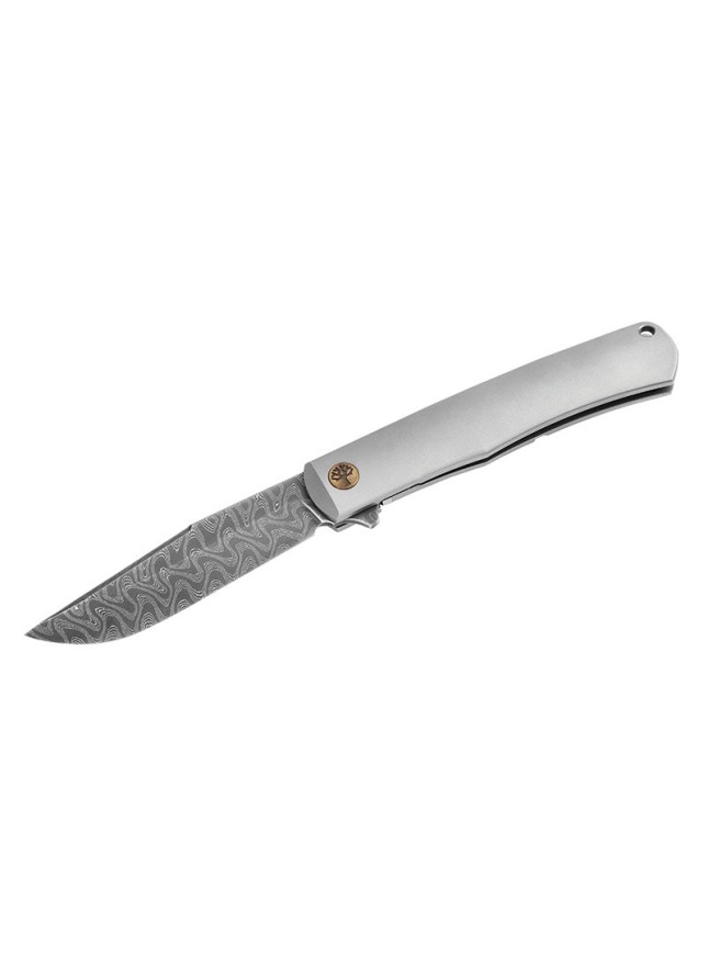 Annual Damast 2025 Chad Nichols 100 layers Damascus blade Titanium handle