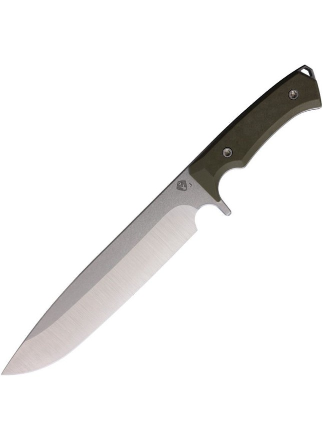 Bonfire Full Tang Fixed Blade CPM-3V steel tumbled finish OD Green G10 ...