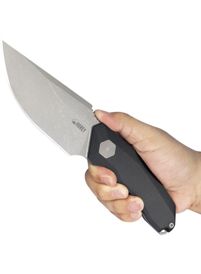 Basilisk Fixed Blade Full Tang 14C28N stainless steel stonewash finish ...