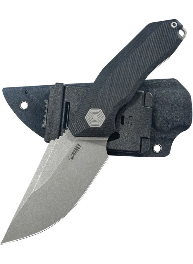 Basilisk Fixed Blade Full Tang 14C28N stainless steel stonewash finish ...