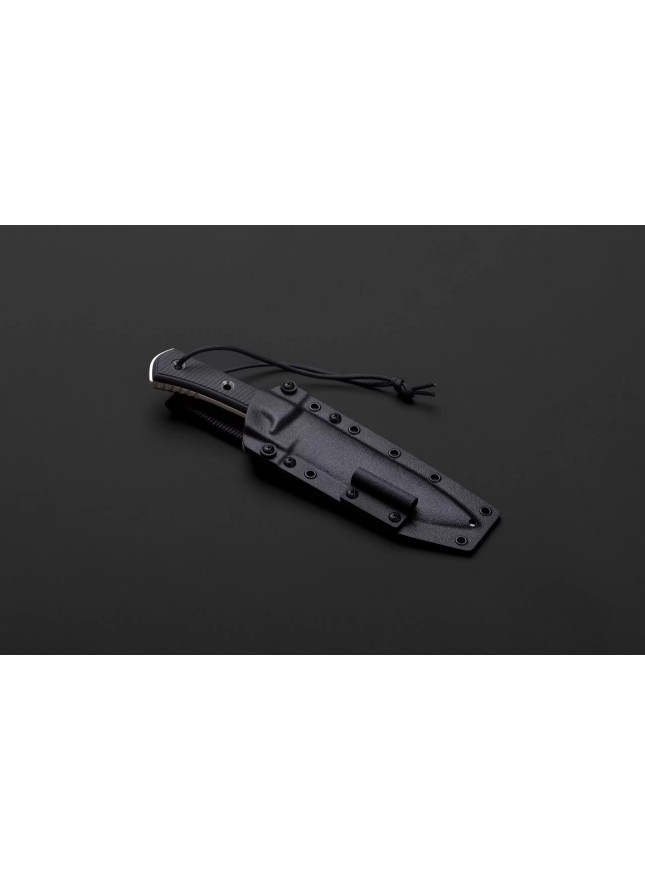 Apocalypse CONVEX GRIND full tang ELMAX steel stonewash finish black ...